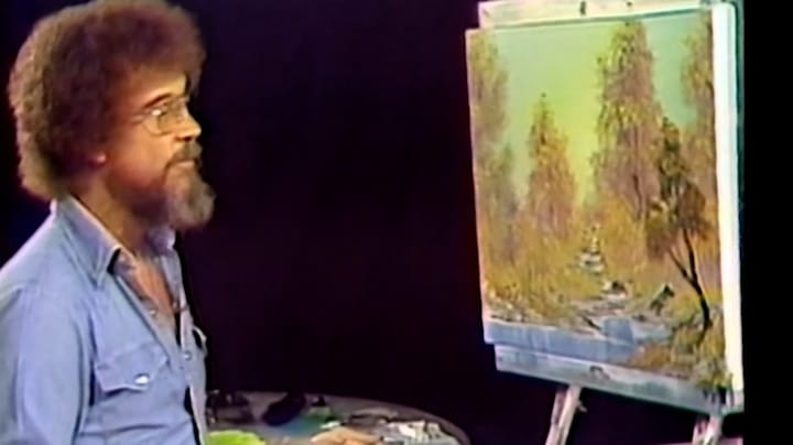 Schilderijen van Bob Ross redden de Amerikaanse publieke omroep